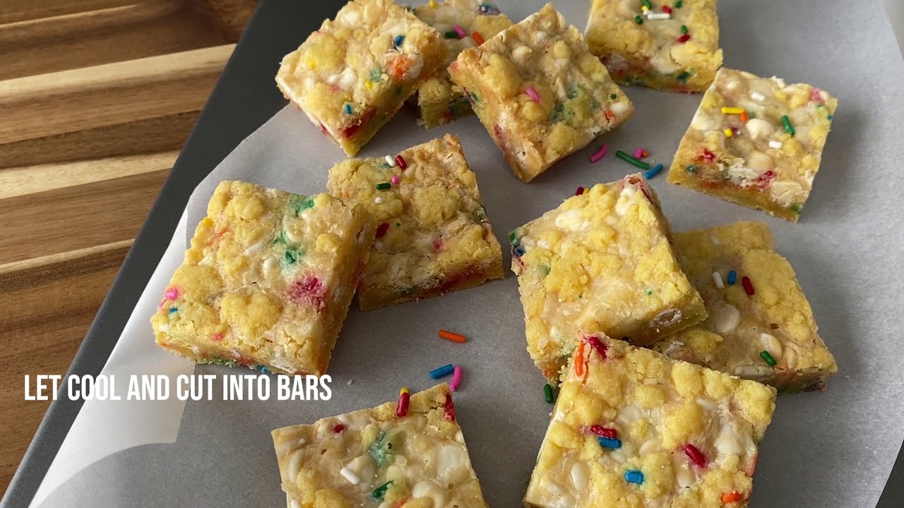 ISU Dining Funfetti Bars Recipe Video