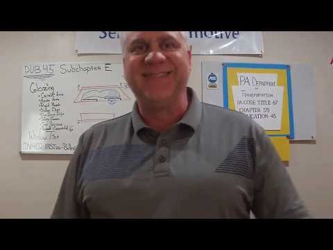 PA Motor Vehicle State Inspection Certification Training