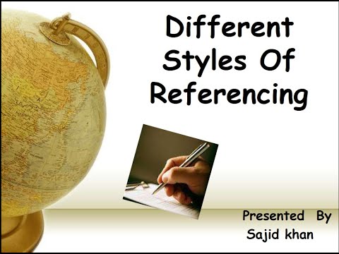 Research Methodology || Reference Styles ||