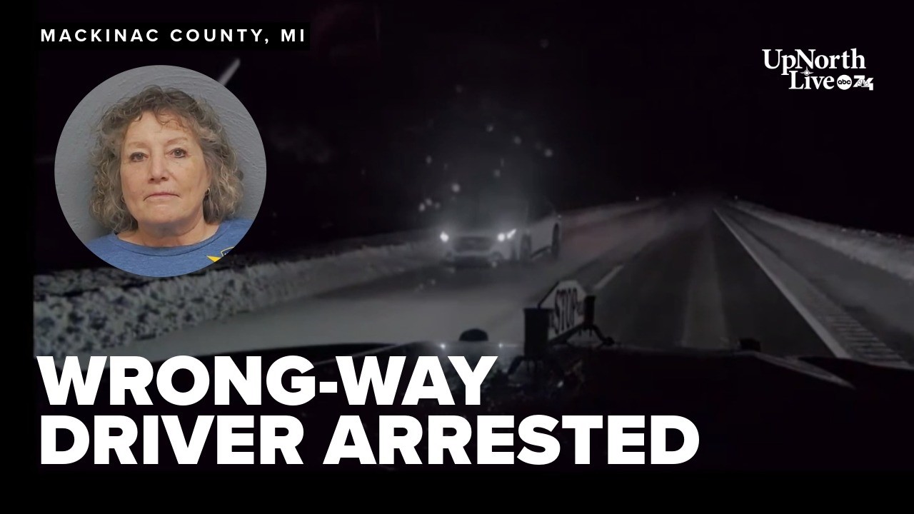 Troopers stop wrong-way driver on I-75 in Upper Peninsula, woman charged with OUI