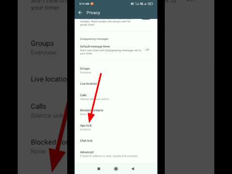 Whatsapp business app lock settings #shorts #youtubeshorts #uniquetechtips