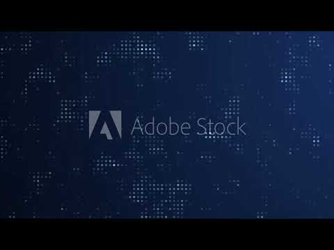 Blue Technology Dots Background HD