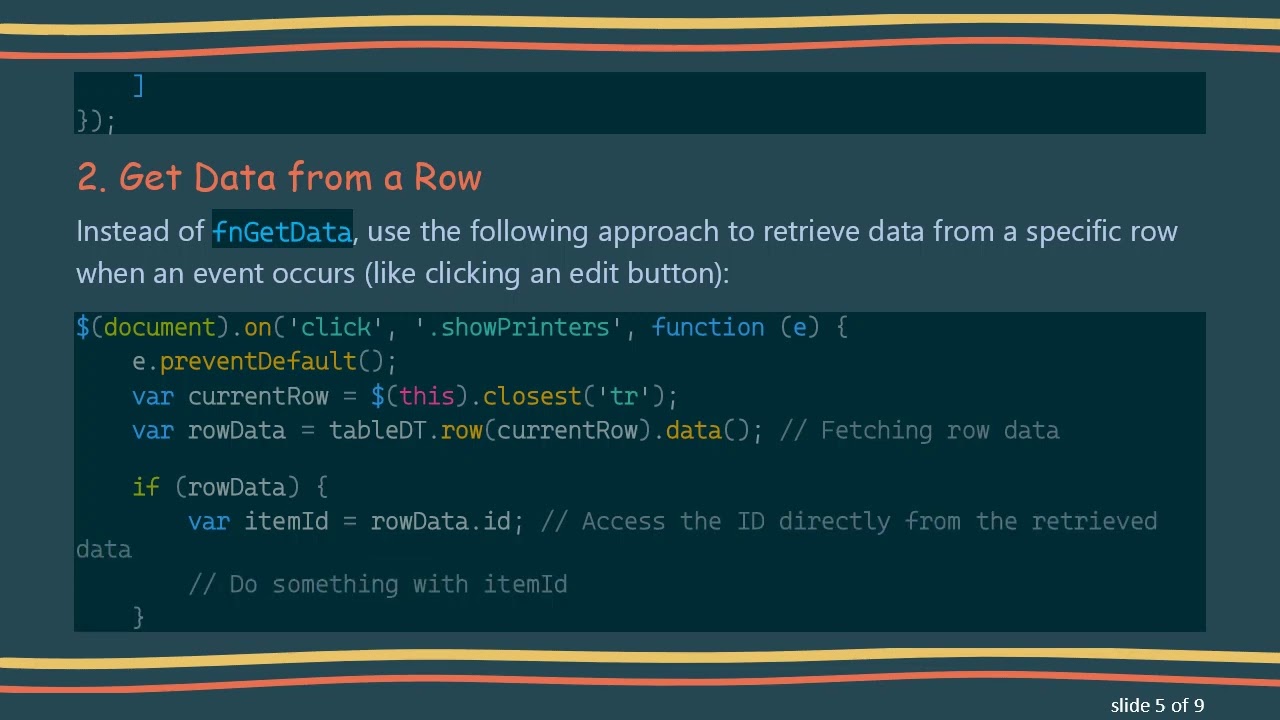 Troubleshooting fnGetData in DataTables with Server-Side Processing