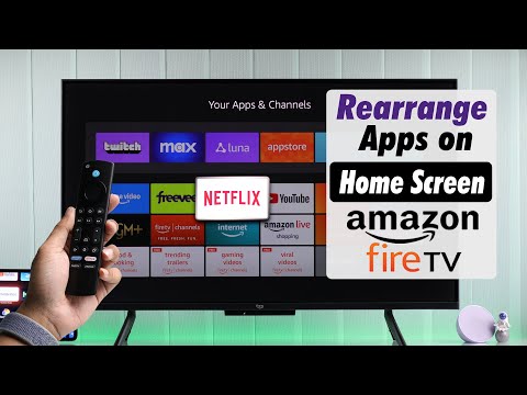 Amazon Fire TV: How to Move Apps & Add to Home Screen! [Rearrange]