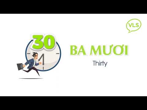 Daily Vietnamese Pronunciation: #390 How to say "Thirty" in Vietnamese? | Southern Dialect