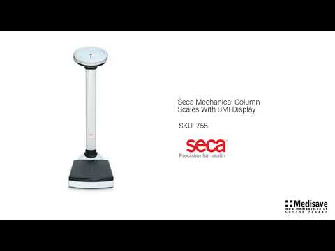 Seca Mechanical Column Scales With BMI Display 755