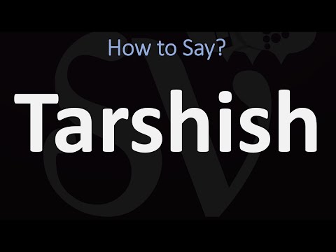 How to Pronounce Tarshish? (CORRECTLY)