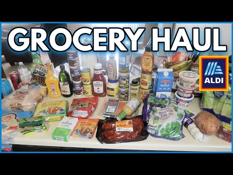Aldi Grocery Haul + Meal Plan for the Week