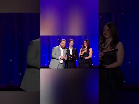 Jacob Tremblay & Paul Hauser introduce Christian Slater - Emmy's (2025) #SHORTS