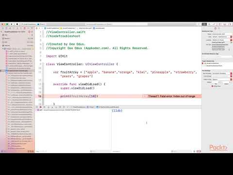 Learn Troubleshooting with Xcode LLDB Area | packtpub com - Mind Luster