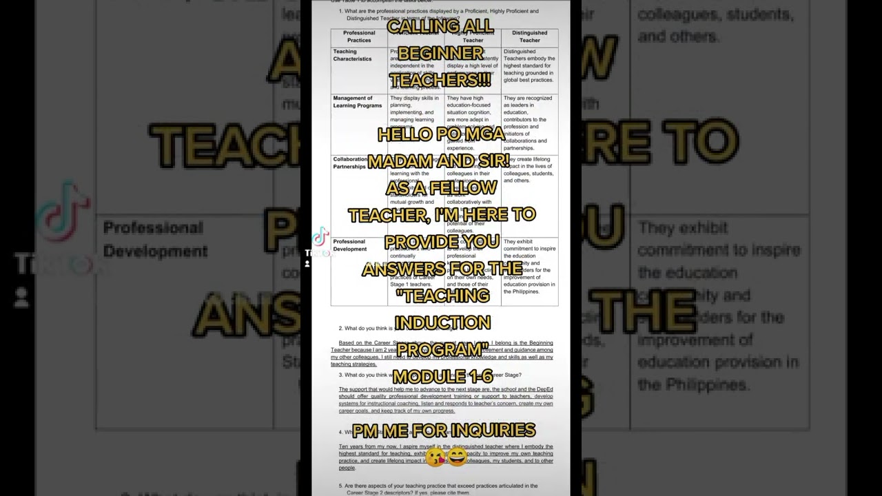 TEACHER INDUCTION PROGRAM MODULES 1-6 (2022)  EDITABLE FILE