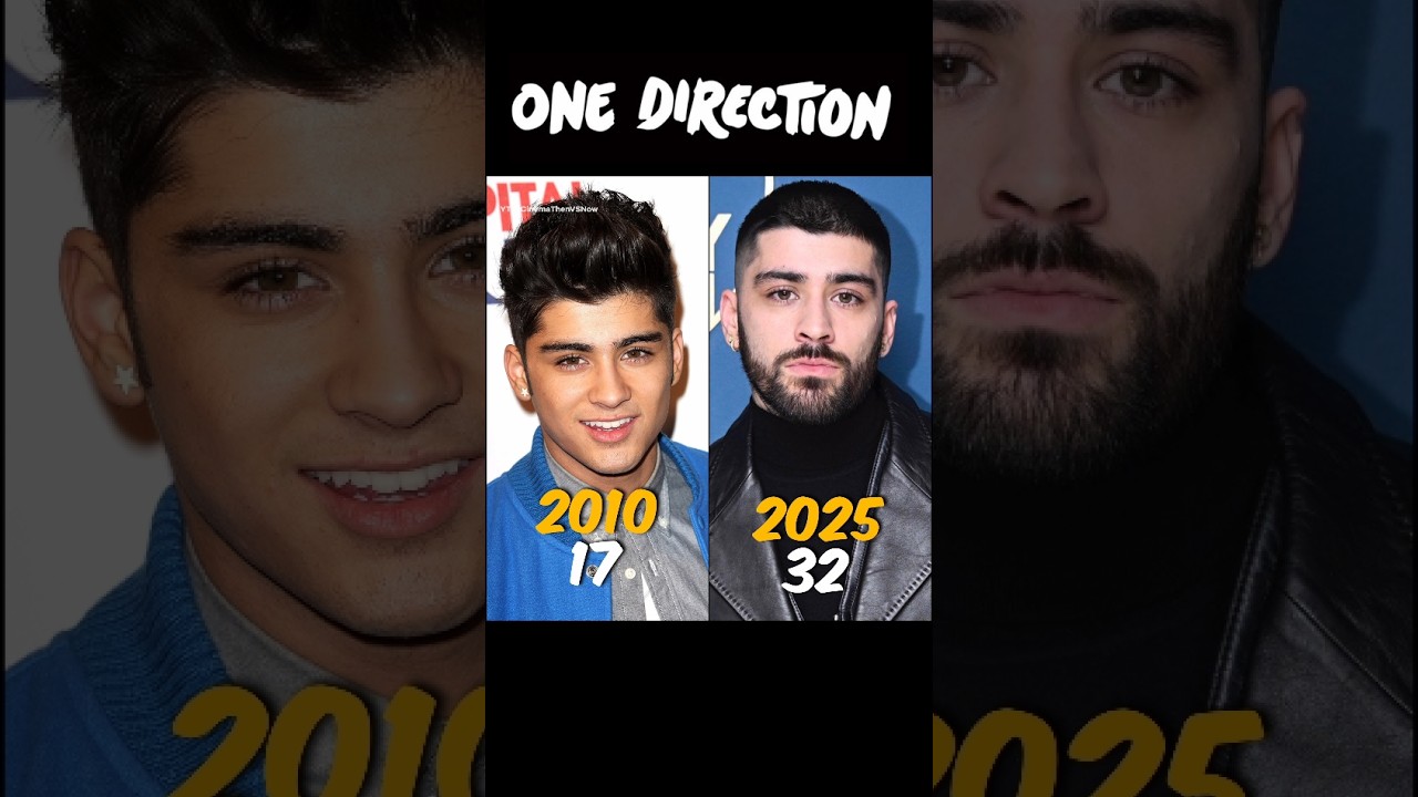 One Direction (2010-2025) ⭐ Then Vs Now | #shorts