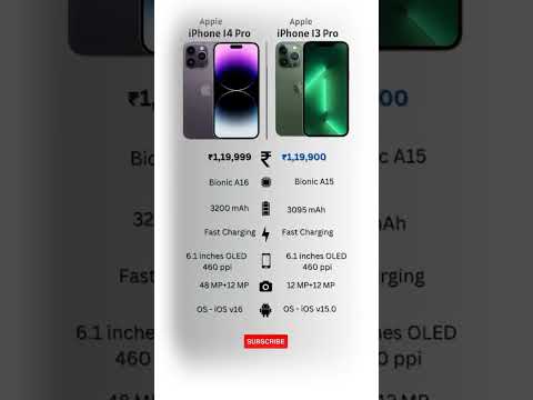 Apple iPhone 14 Pro π Apple iPhone 13 Pro Detailed Comparison