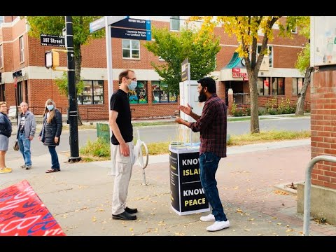 You Cannot Be A Muslim If You Make Images of God ! | Street Dawah | - Br. Asif
