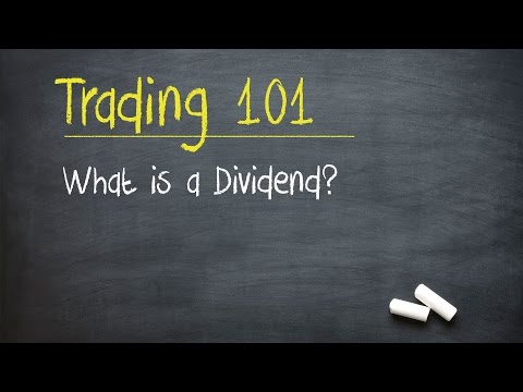 Trading 101: What is a Dividend?