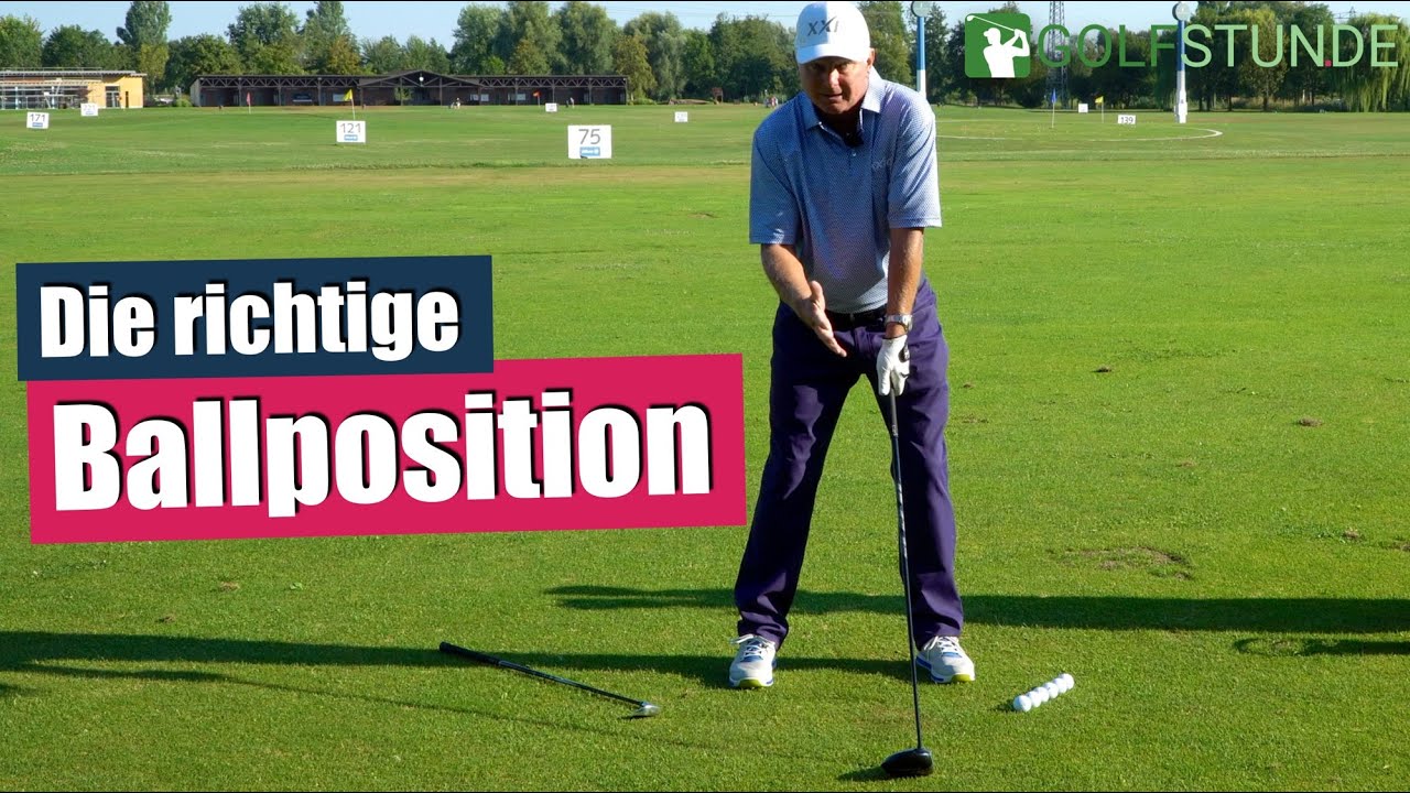 The correct ball position