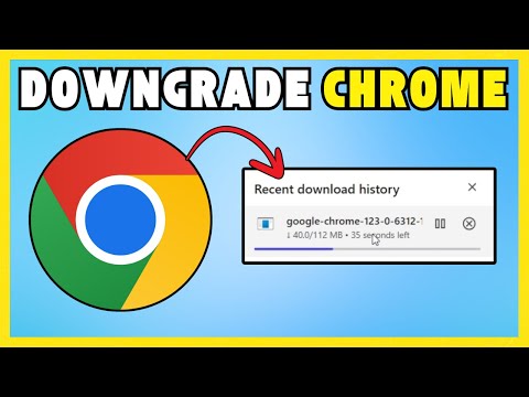 How To  Downgrade  Chrome To An  Older Version On Windows [NEW UPDATE]