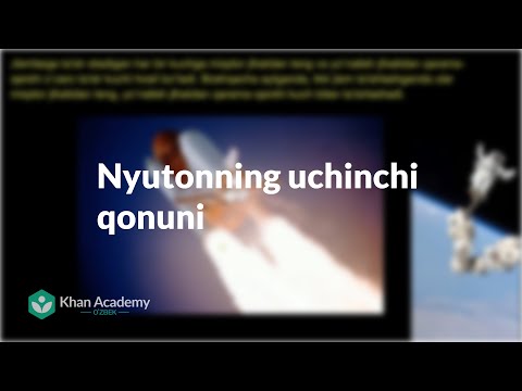 Nyutonning uchinchi qonuni (ta video) | Khan Academy