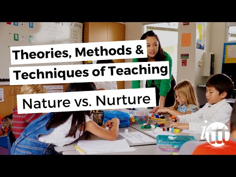 Theories, Methods & Techniques of Teaching - Nature vs. Nurture