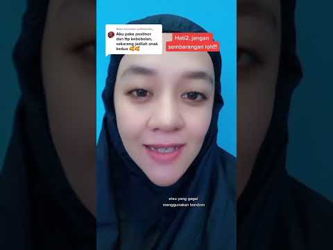Postinor BUKAN pengugur kandungan ya, HATI-HATI!!!