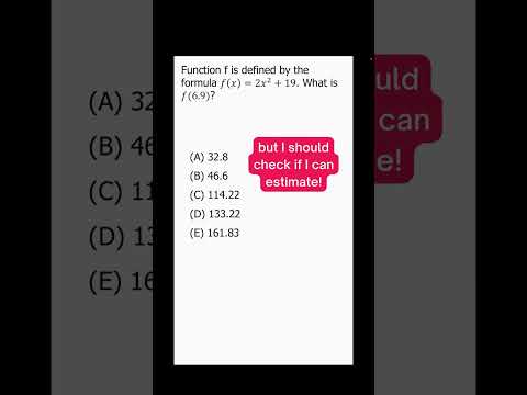 What's a good strategy when you don't have a calculator? Find out in this #shorts
