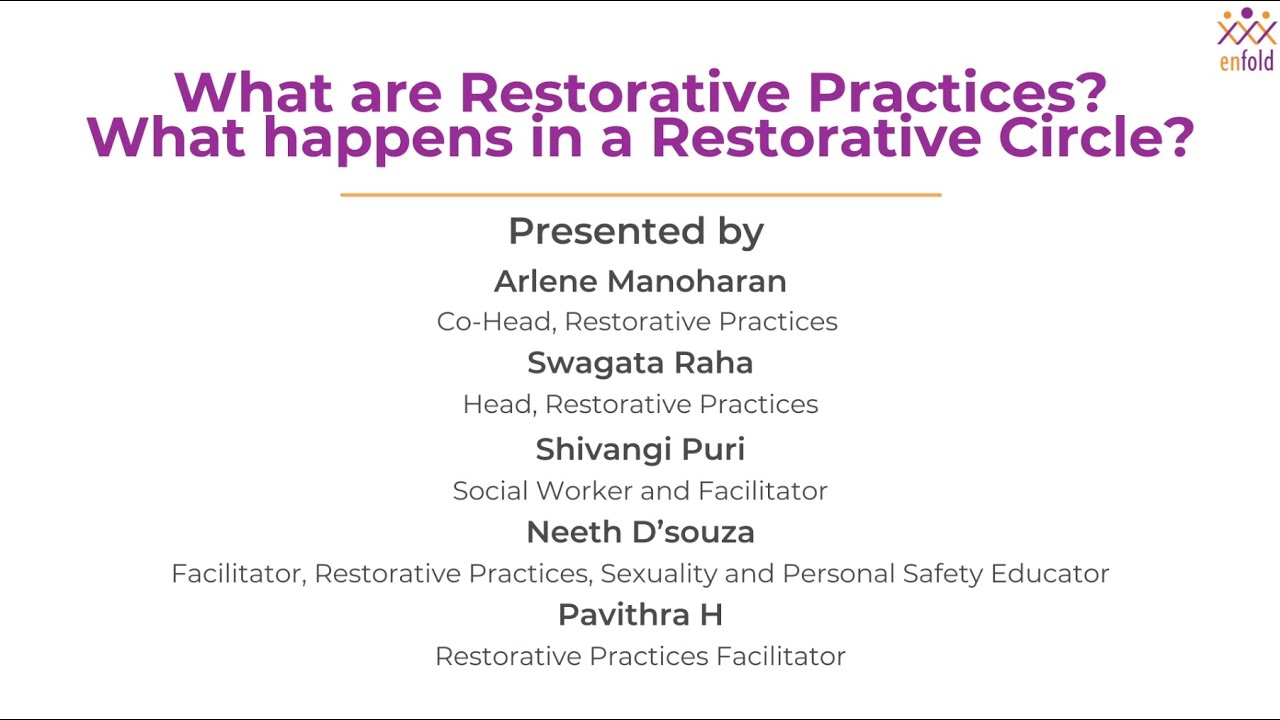 What Are Restorative Practices? What Happens In A Restorative Circle? (V16)