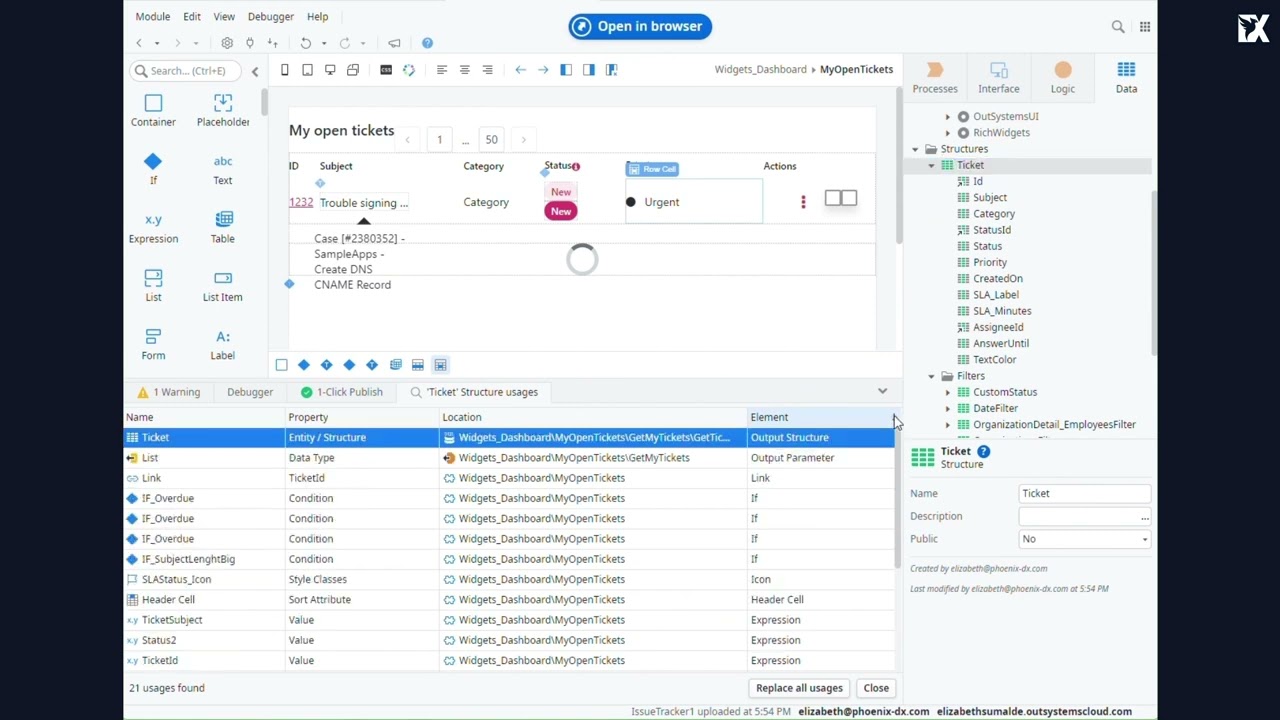 OutSystems Dev Tip:  How to avoid breaking SQL when changing structures