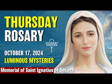 Luminous mysteries of the Rosary -Thursday | Be Holy!