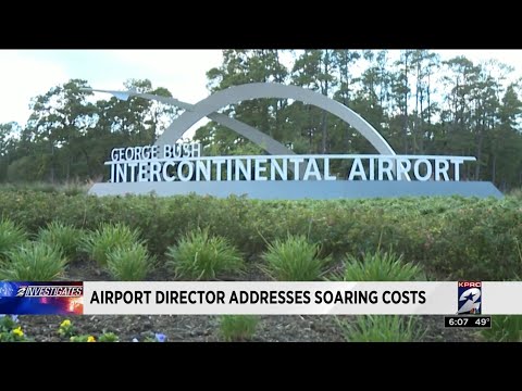 Airport director addressing soaring costs