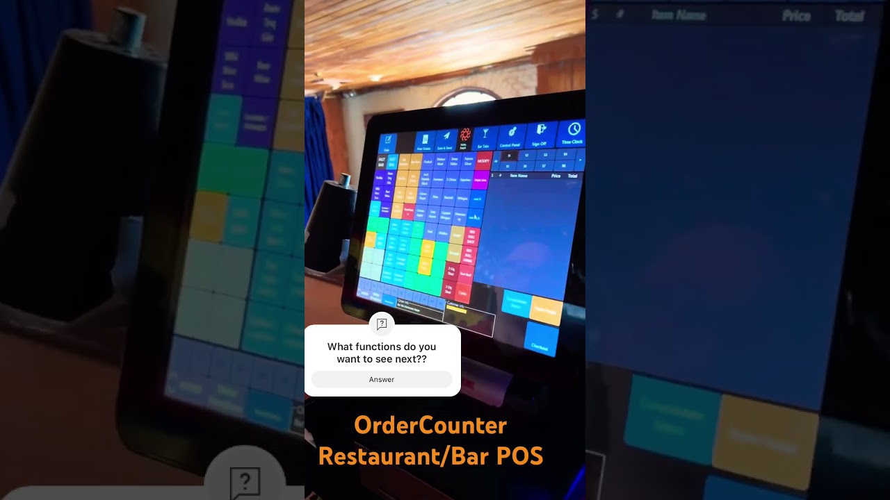 OrderCounter Restaurant/Bar POS Demo with RL Technologies