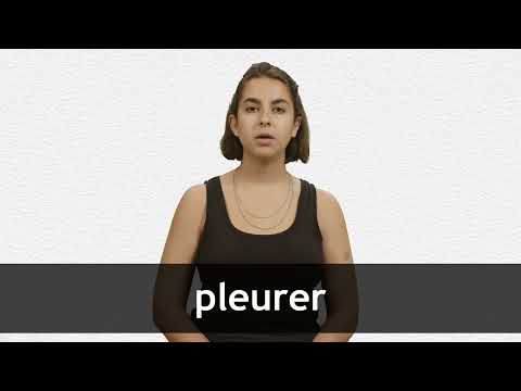 English Translation of “PLEURER” | Collins French-English Dictionary