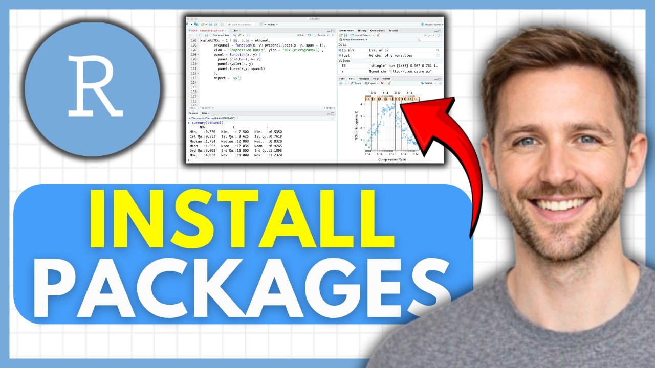 Installing Packages in RStudio (EASY) 2026
