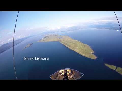 This Is Microlighting . -Flight from Glen Forsa, Isle of Mull