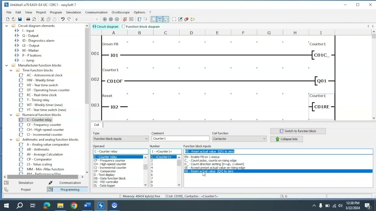 Programming Counters EasySoft 7 software