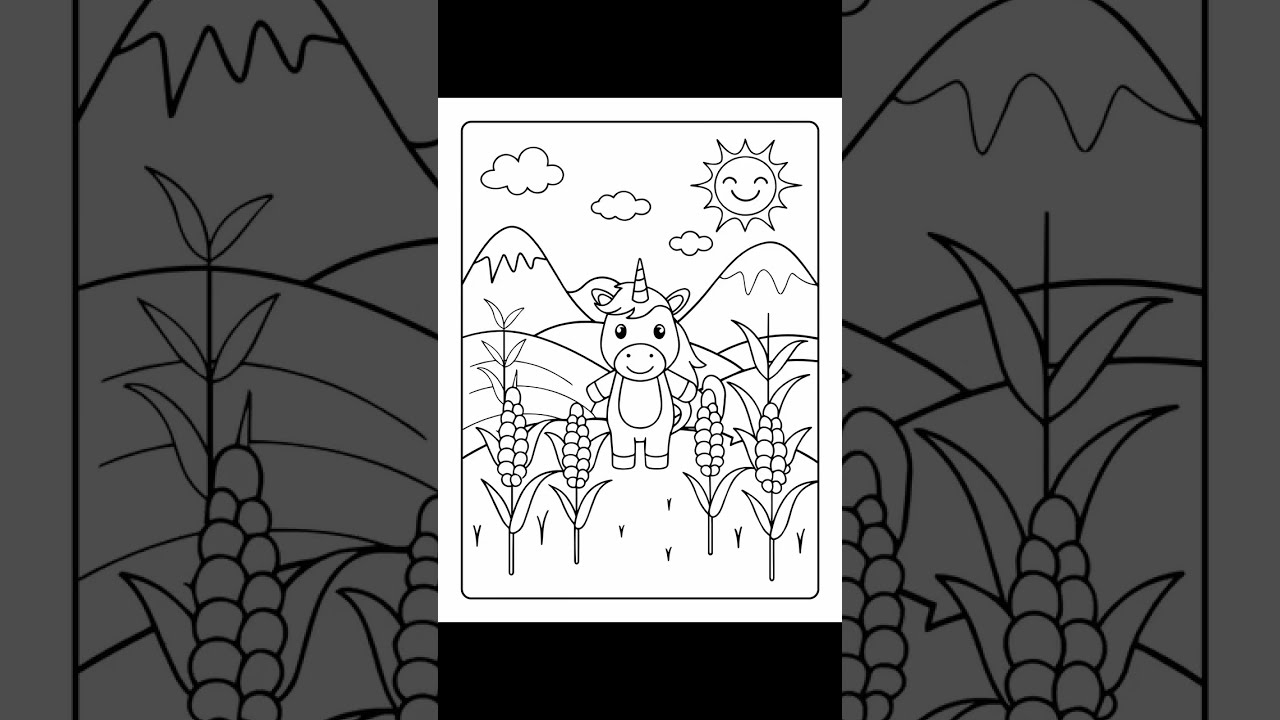 Fall Unicorn Coloring Pages for Kids – Printable Pages for Fall Fun