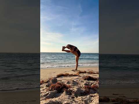 Bikram Yoga involves a series of 26 postures…standing head to knee is #5 #bikram #yoga