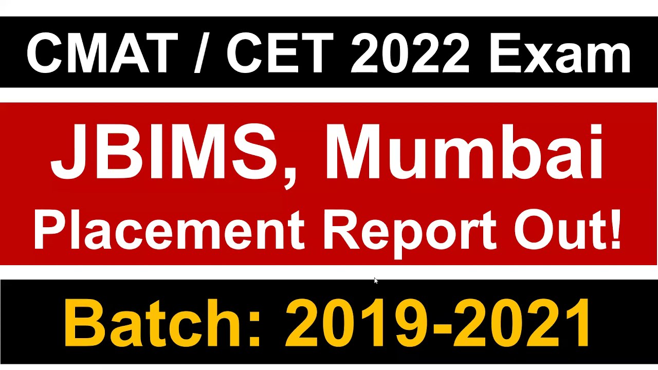 JBIMS Mumbai Final Placement Report Out! || MMS Program || 2019-2021 Batch
