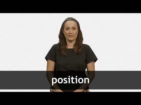 English Translation of “POSITION” | Collins French-English Dictionary