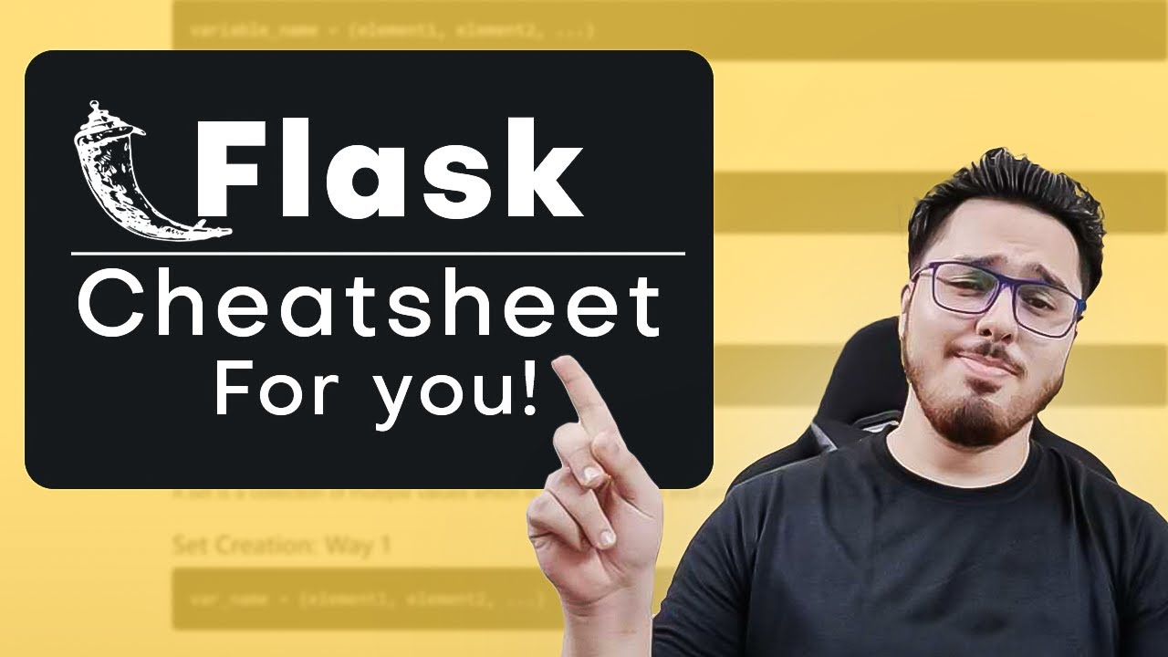 Flask Cheatsheet 🧾 for Beginners 🔥🔥