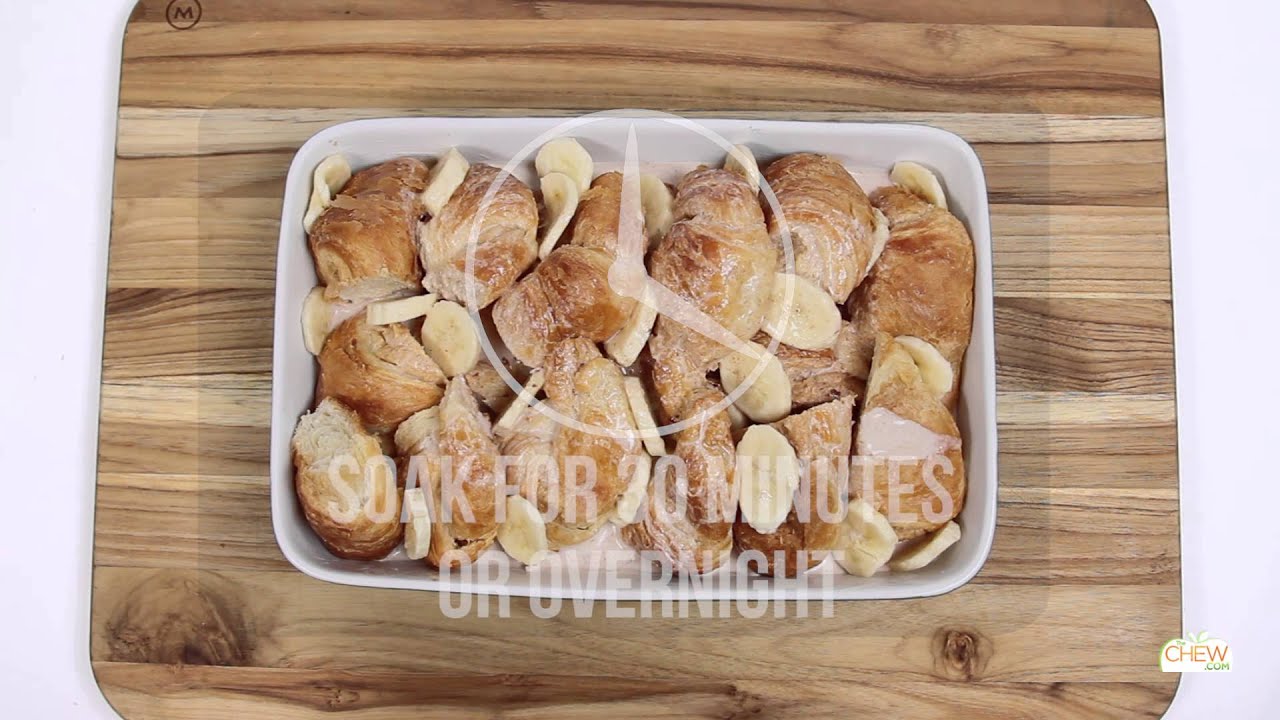 The Chew  - Croissant Bread Pudding Recipe