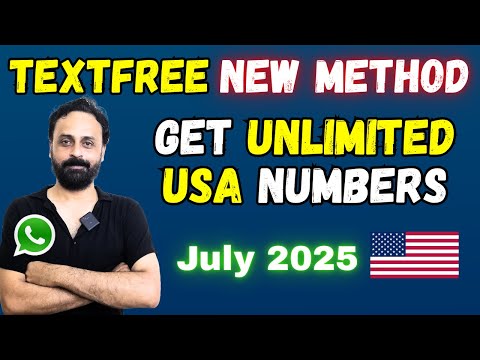 "New Trick to Create TextFree Account in July 2025 | Free USA Number Without SIM Working 100%"