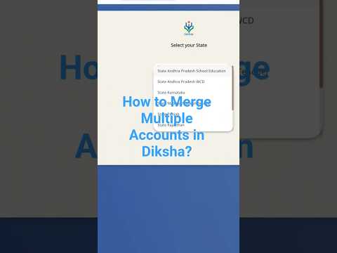 Merge Multiple Accounts in Diksha