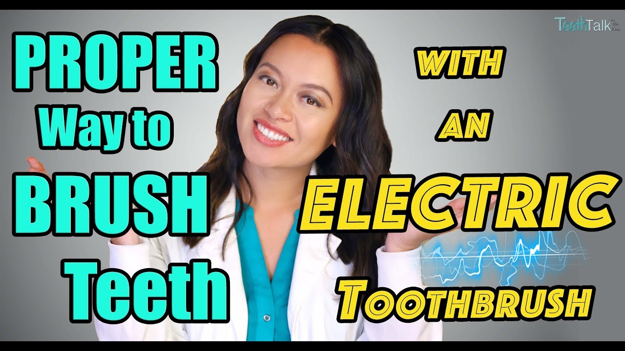 How to Brush Properly with Electric Toothbrush (Burst promo code:QSBD4X)