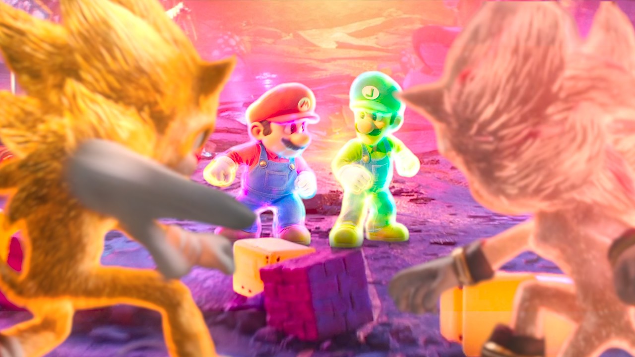 Super Mario Bros vs. Super Sonic & Shadow