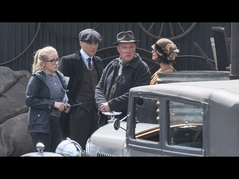 On Set Of Filming New Peaky Blinders TV Series