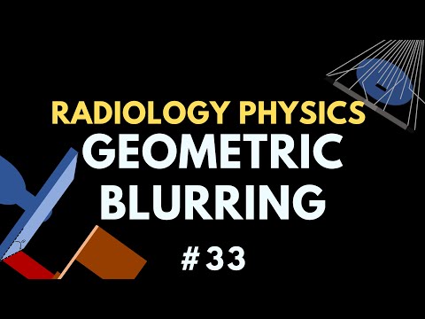 Geometric Blurring, Magnification and Unsharpness | X-ray Physics | Radiology Physics Course #33