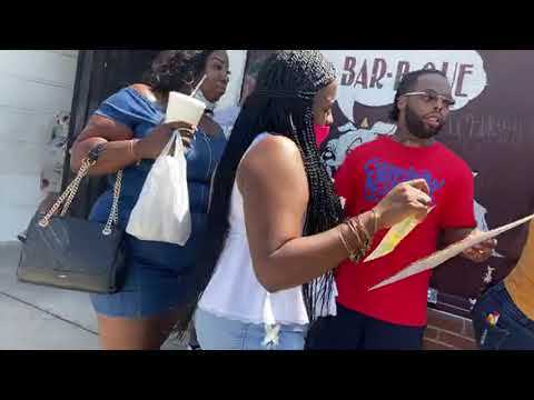 Nipsey Hussle Mural In LA at The Marathon Store, Show OUT