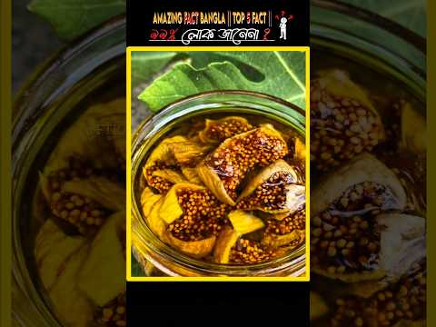 Surprising Facts About Food 🤯😱| Food Facts In Bengali | Health Tips | #bengali #facts #shorts