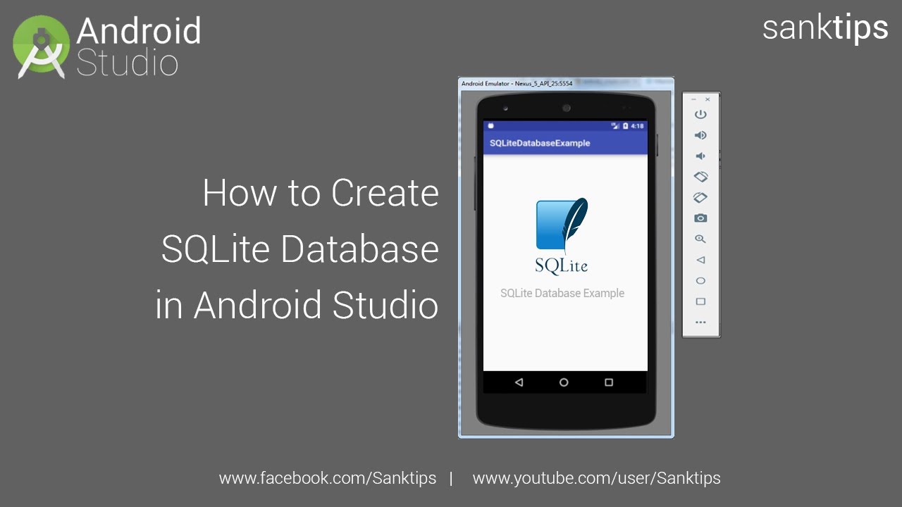 How to Create SQLite Database in Android Studio | Sanktips