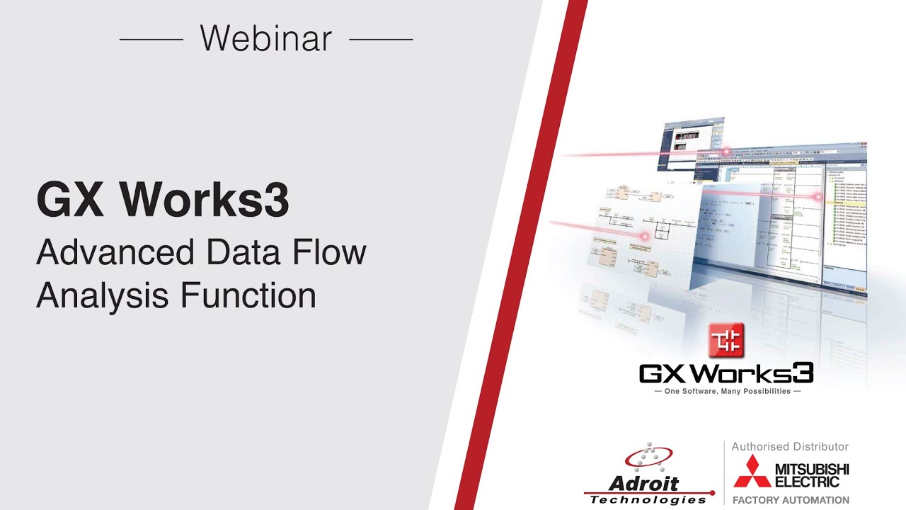 GX Works3 -  Advanced Data Flow Analysis Function